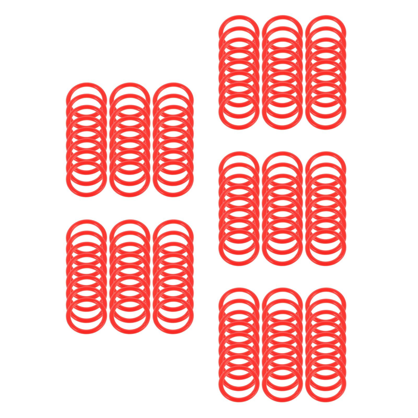 FRCOLOR 300 pcs Plastic Ring Toss Kit for Carnival Party Toss Rings Fun ...