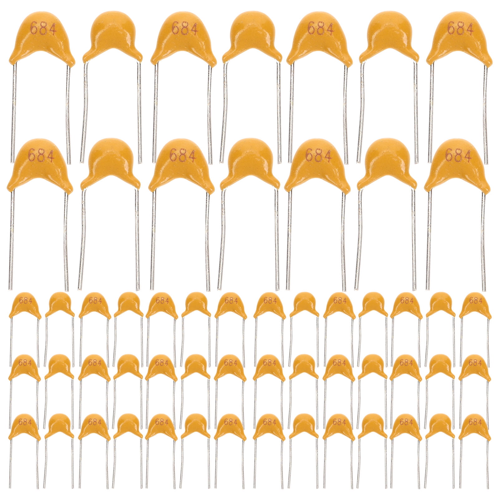 FRCOLOR 300pcs Ceramic Capacitor 50V 680nf 684K Monolithic Capacitor ...