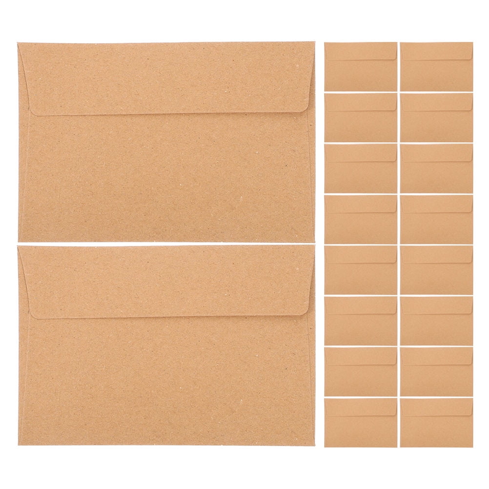 FRCOLOR 30PCS Envelopes Kraft Paper Mailing Envelopes Self Seal Manila ...