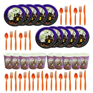 Amscan Brown Plastic Party Supply Sets, (50 Pieces) - Walmart.com