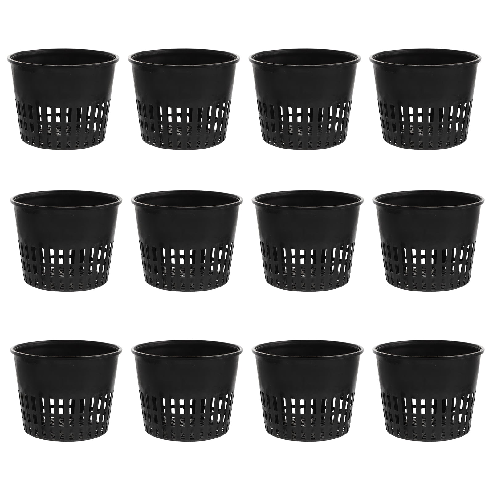 FRCOLOR 30Pcs Garden Plastic Net Baskets Root Control Hydroponics ...