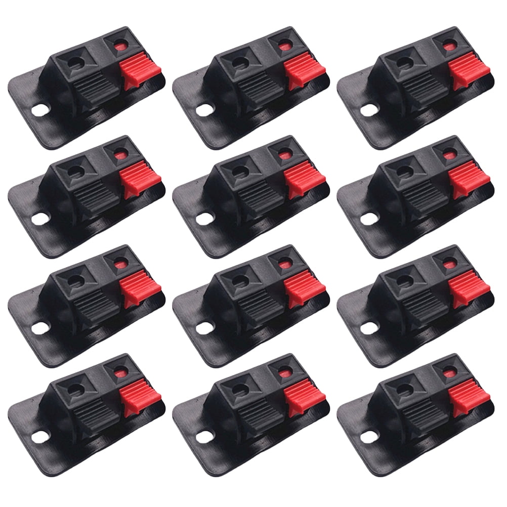 FRCOLOR 30pcs 2 Positions Connector Terminal Subwoofer Plug Terminal ...