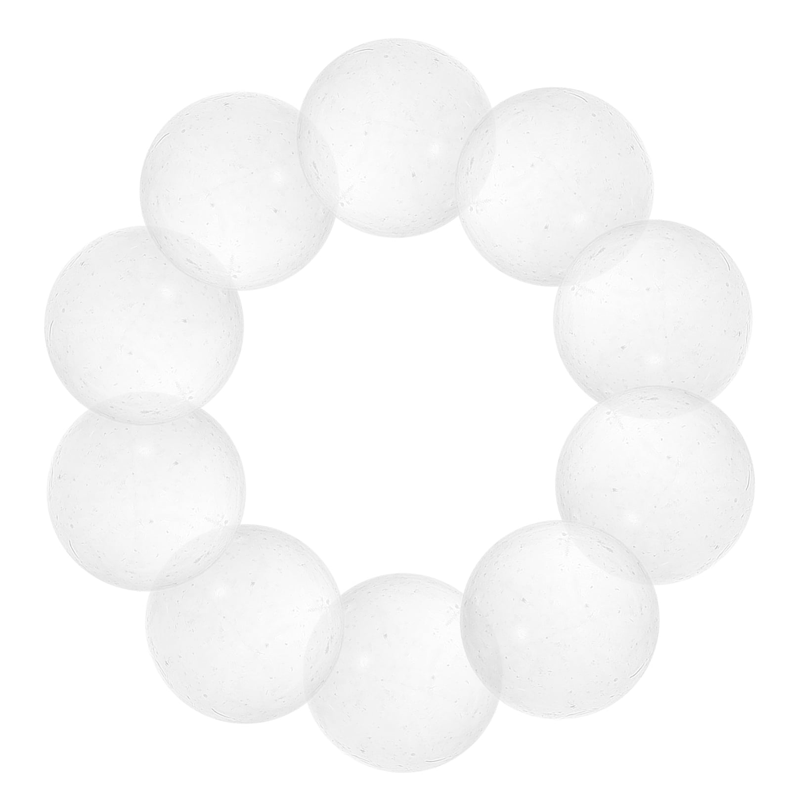 FRCOLOR 30pcs Marbles Clear Outdoor Garden Marbles Fish Tank Glass ...