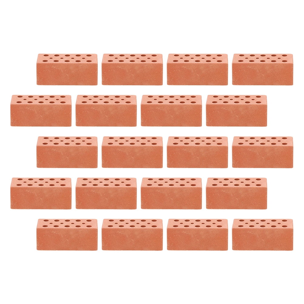 FRCOLOR 30pcs Mini Bricks Wall Bricks Tiny Bricks for Landscaping ...