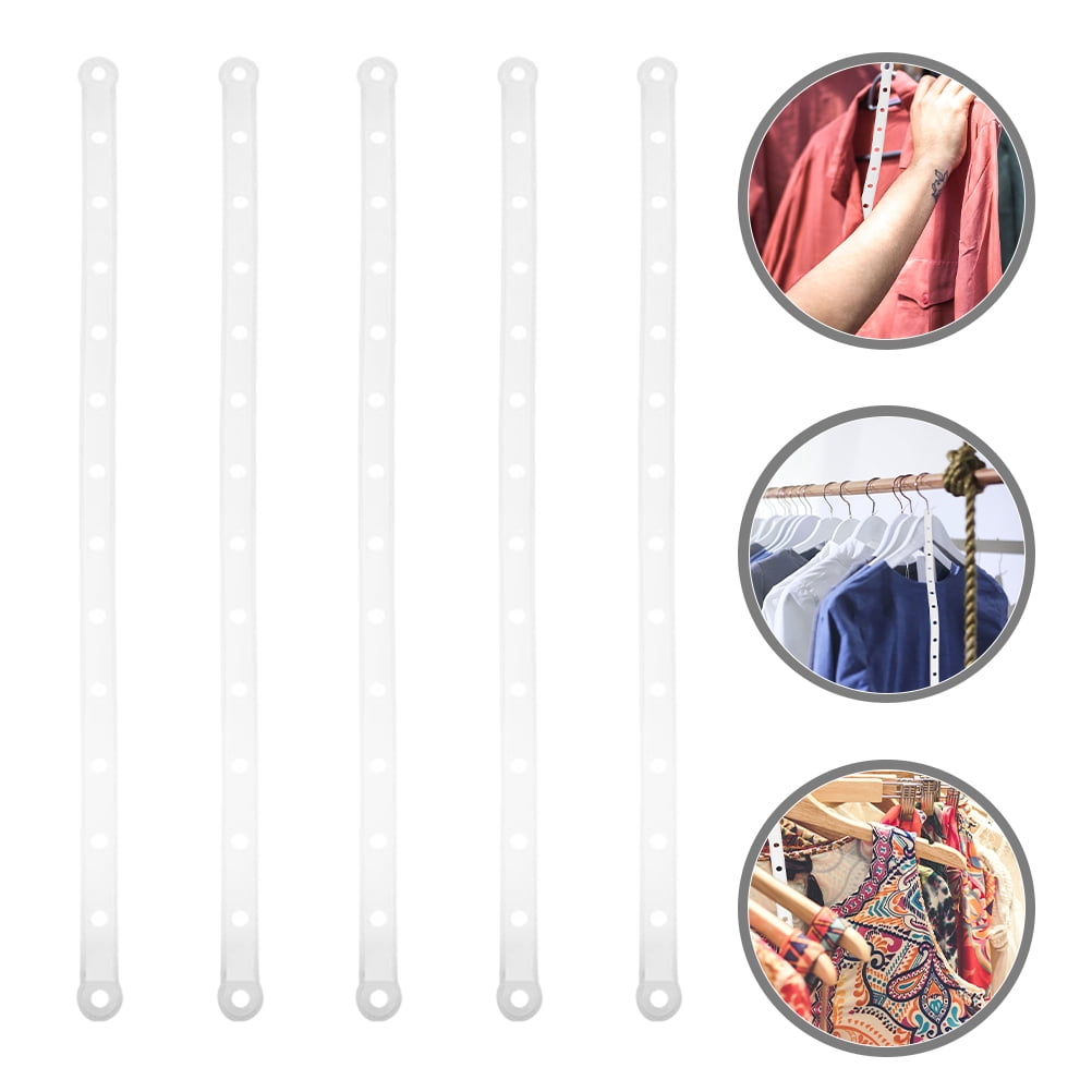 FRCOLOR 30pcs Plastic Hanger Connecting Strips for Clothing Hangers Connector Strips - Walmart.com