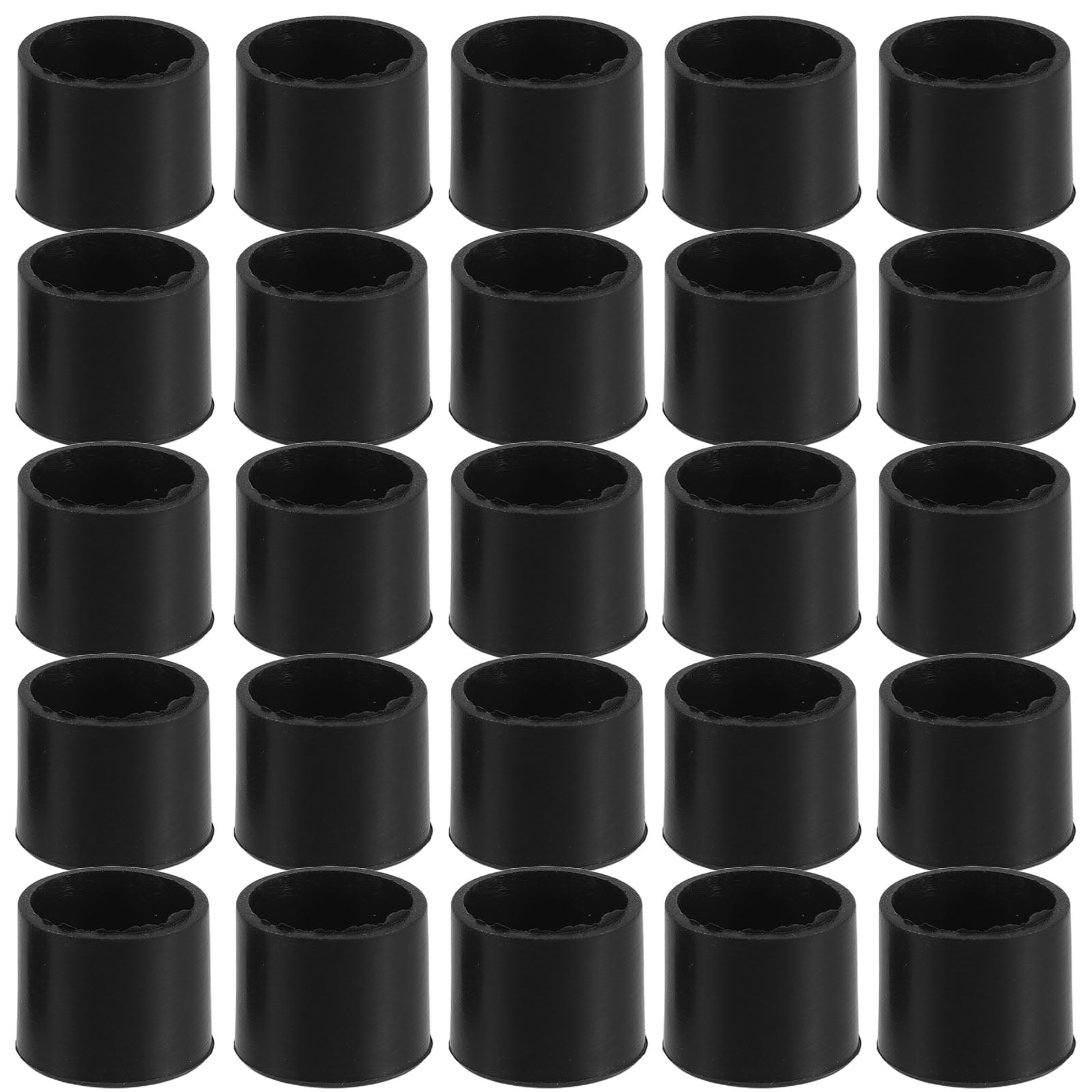 FRCOLOR 30pcs Rubber Tube End Caps For Table Legs Rubber End Plugs ...