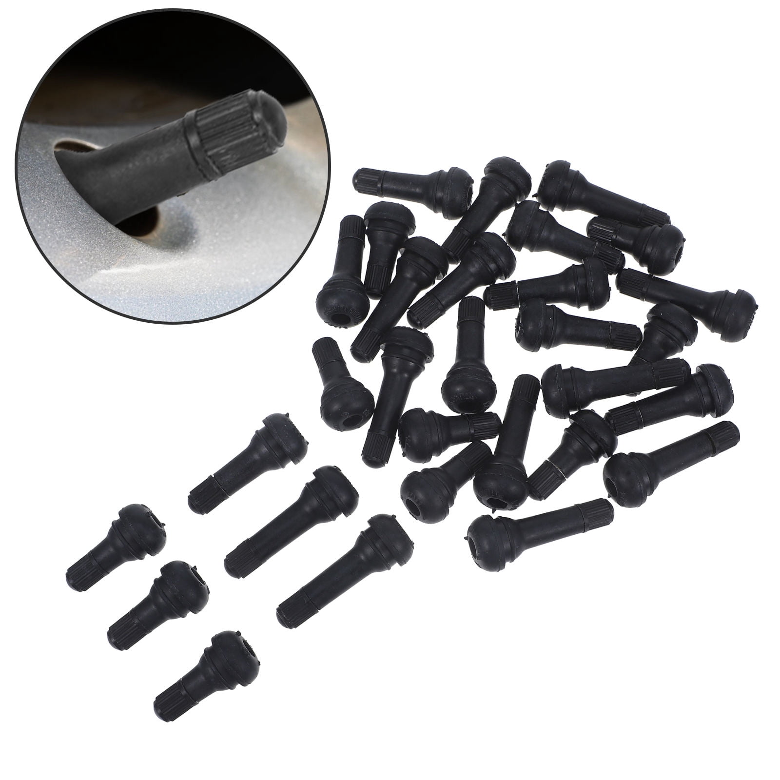 FRCOLOR 30pcs Tire Vacuum Valve Vacuum Valve Replacement Assorted Car ...