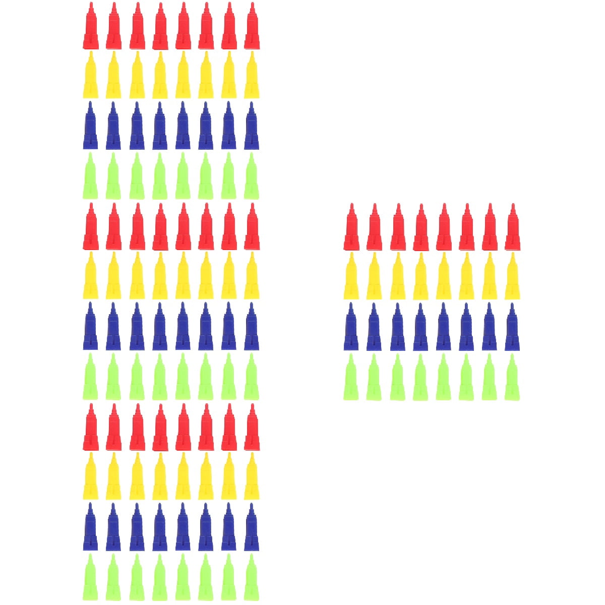 FRCOLOR 320 pcs Board Game Plastic Building Pieces Rich Man Chess ...