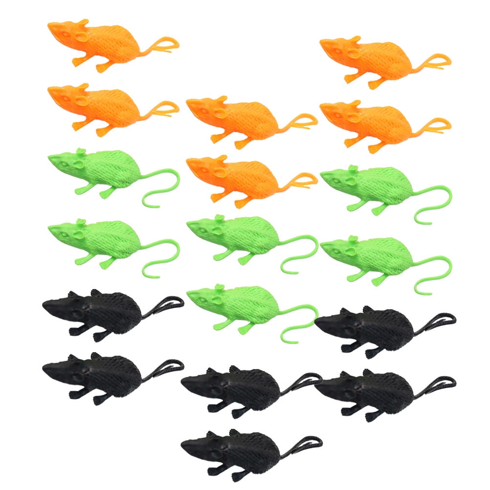 FRCOLOR 36 Pcs Decorative Prank Mouse Toy Festival Layout Mouse Party ...