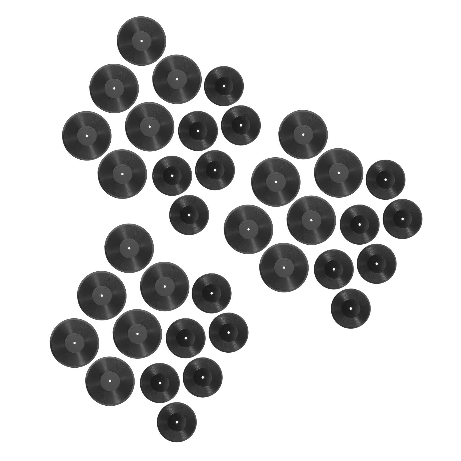 FRCOLOR 36 pcs Detailed Mini Vinyl Records Doll house Furniture Layout ...