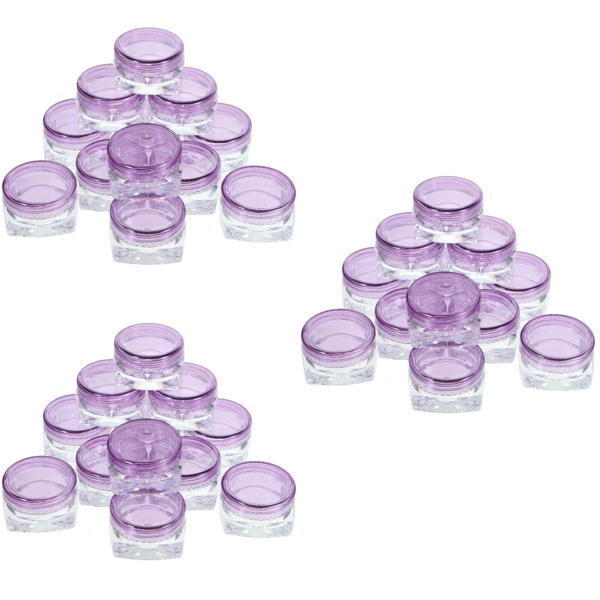FRCOLOR 36 pcs Plastic Cream Container Jars Empty Cream Container ...