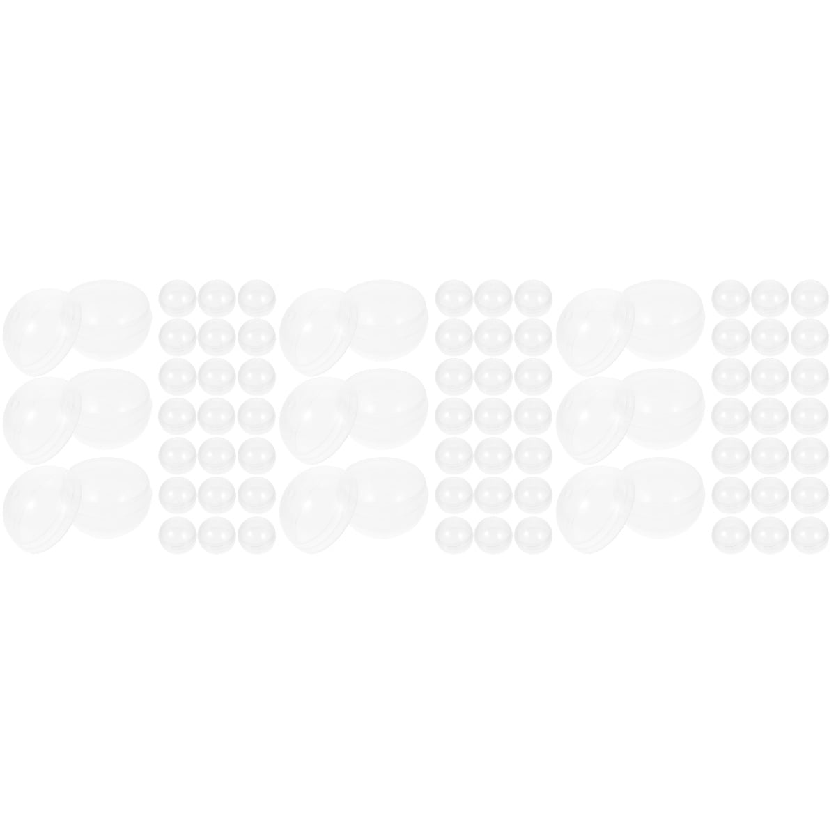 FRCOLOR 360 pcs Plastic Fillable Balls Openable Storage Packing Balls ...