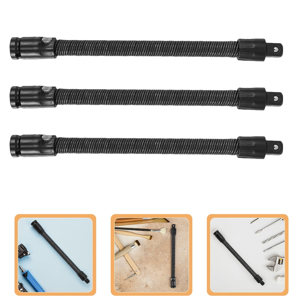 FRCOLOR 3PCS Flexible Extension Bar Socket Wrench Extension Impact ...