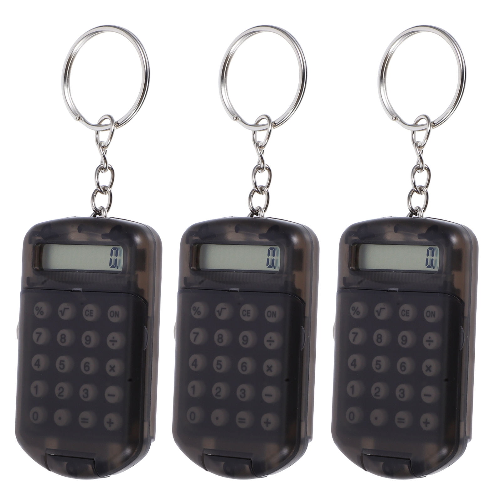 FRCOLOR 3Pcs Mini Calculator Keychain Portable Cute Cartoon Calculator ...