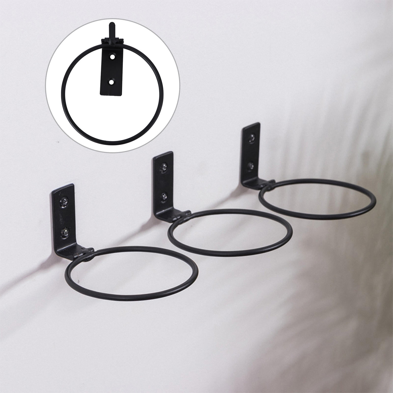 FRCOLOR 3Pcs Pot Bracket for Plants Black Rectangular Hanging Rack for ...