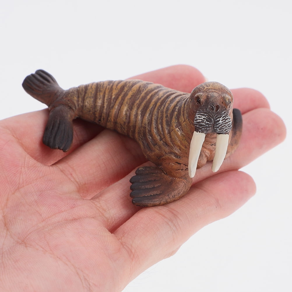 WRISTBIQUE Realistic Animal Figures Walrus Toy Figurine Plastic 3-Pcs ...