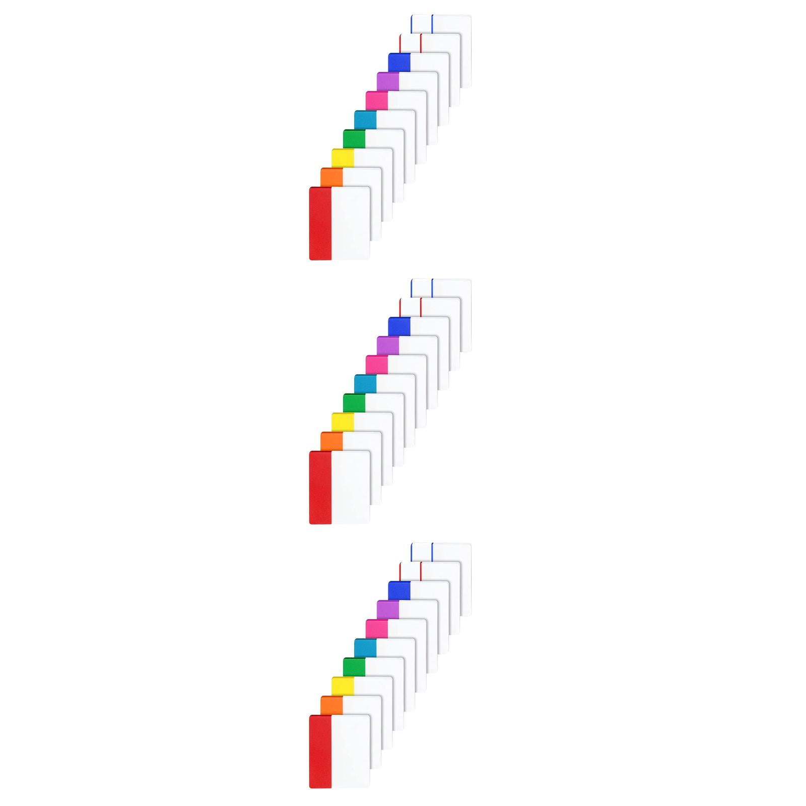 FRCOLOR 3pcs 10 Books Of File Tabs File Folder Tabs Book Sticky Tabs ...