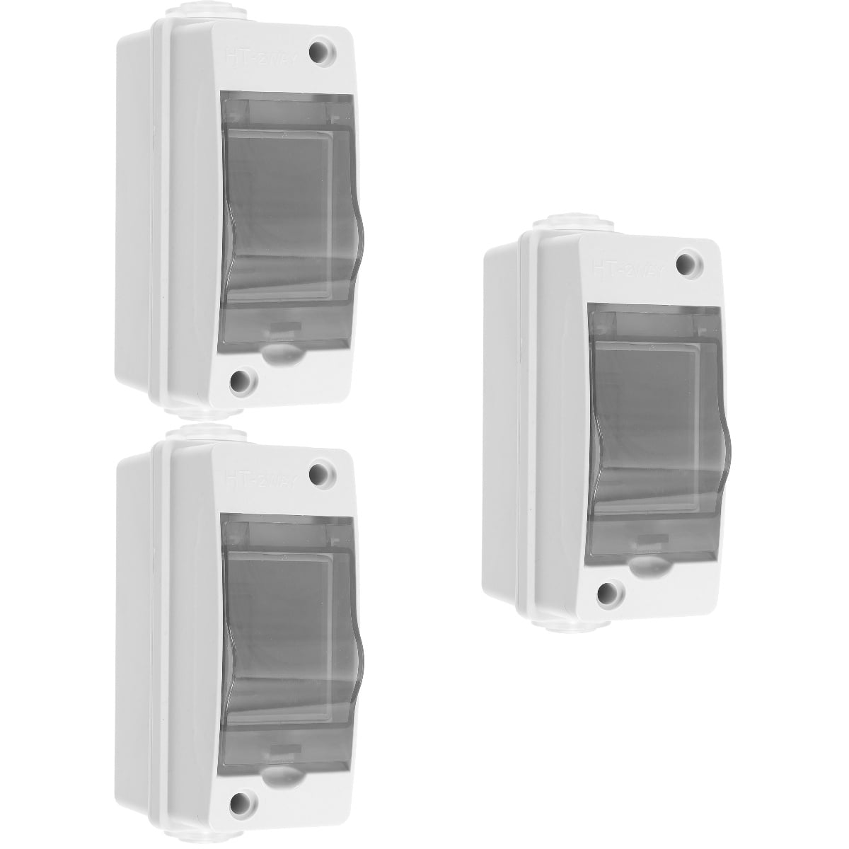 FRCOLOR 3pcs Circuit Breaker Distribution Box Plastic Circuit ...