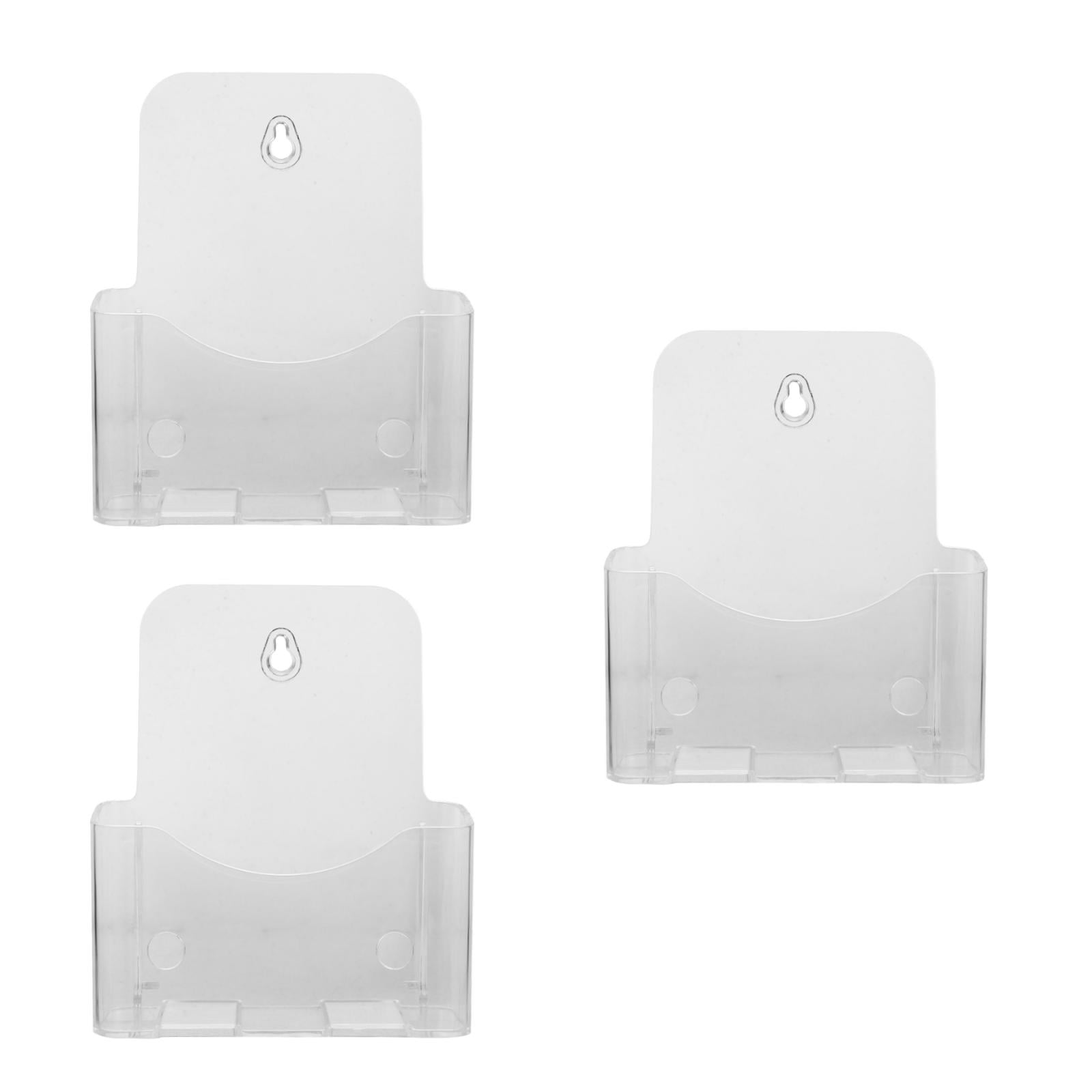 FRCOLOR 3pcs Clear Acrylic Brochure Holder Brochure Display Stand ...