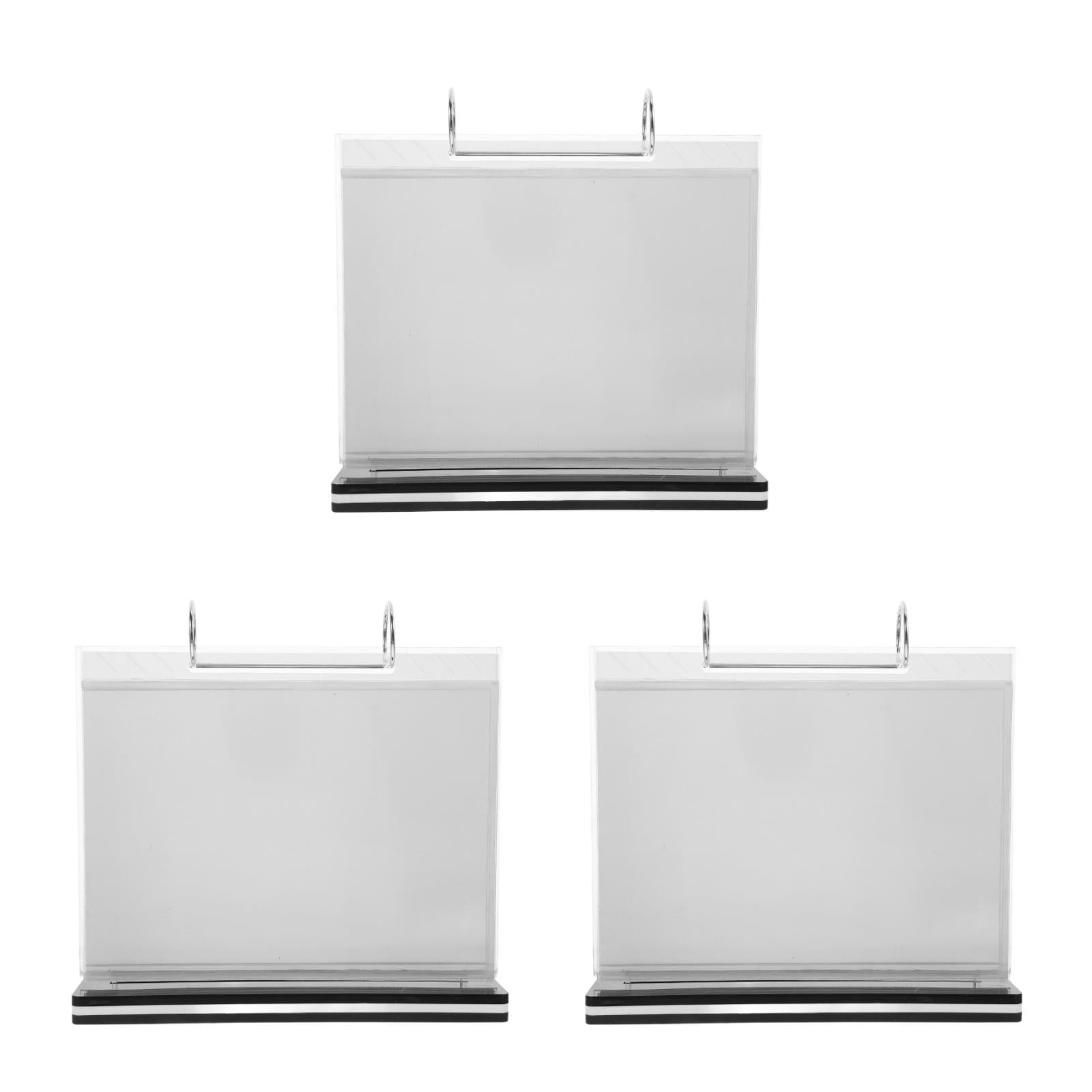 FRCOLOR 3pcs Display Stand A5 Size Paper Holder Tag Holder Table Sign ...