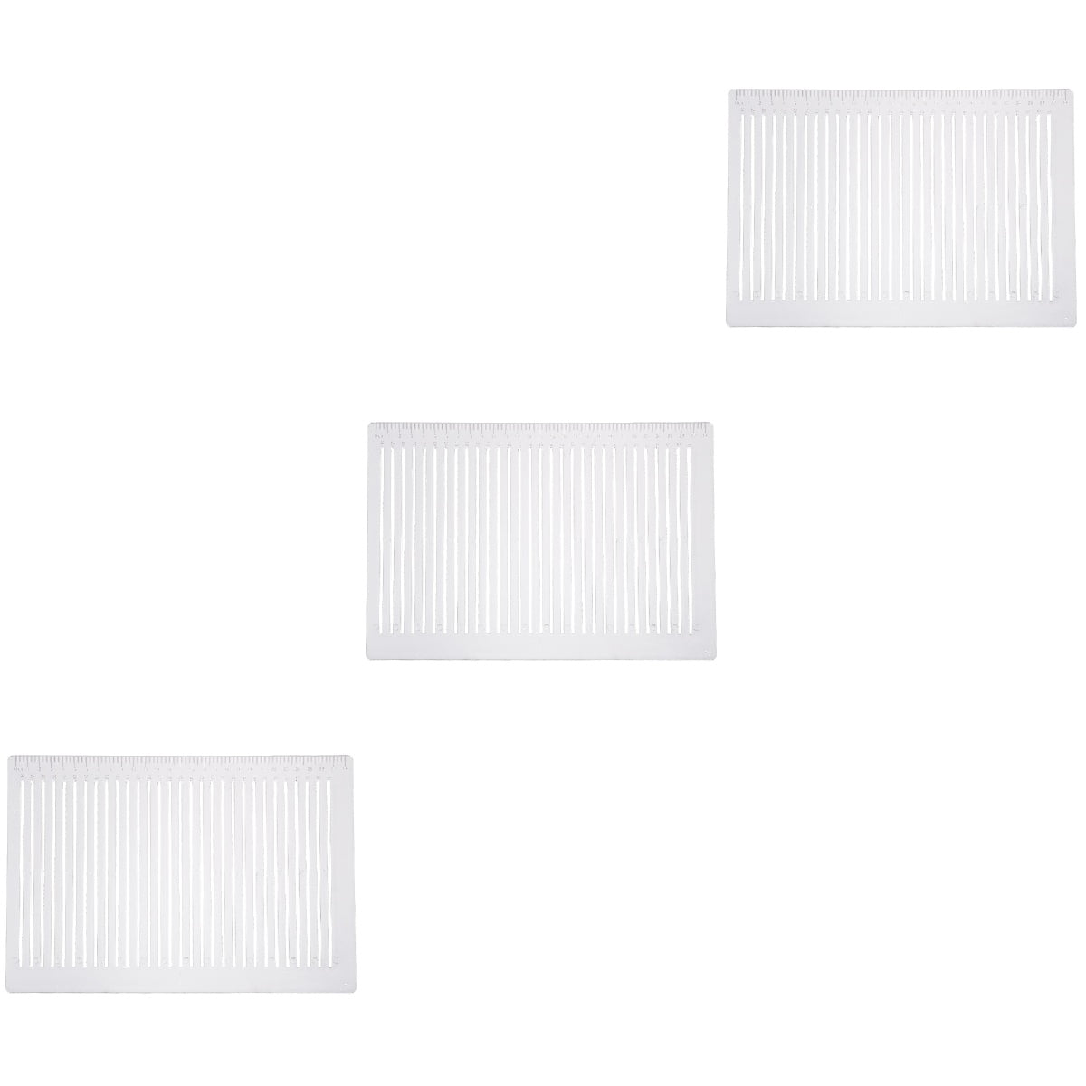 FRCOLOR 3pcs Examination Ruler Horizontal Line Drawing Ruler Practical ...