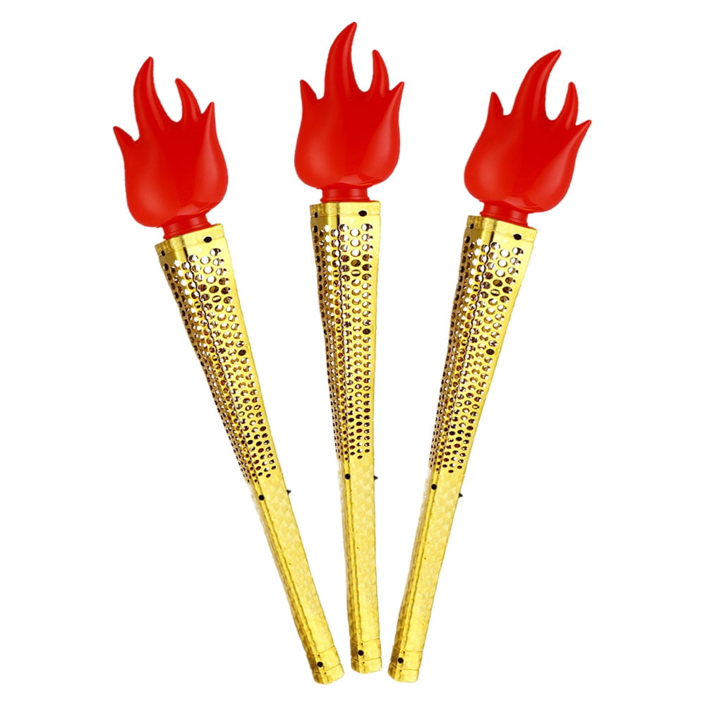 FRCOLOR 3pcs Game Torch Realistic Torch For Stage Performances Kids ...