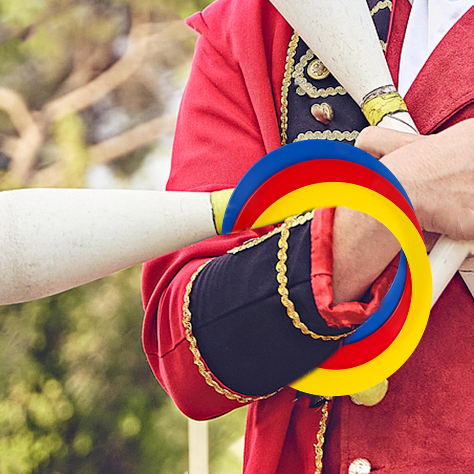 FRCOLOR 3pcs Hand Tossing Rings Acrobatic Juggling Equipment Circus ...