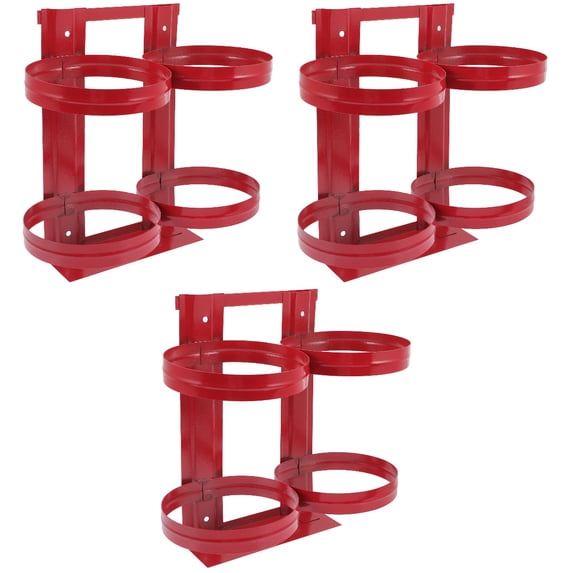 FRCOLOR 3pcs Heavy Duty Fire Extinguisher Mount Bracket Wall Mount Fire ...
