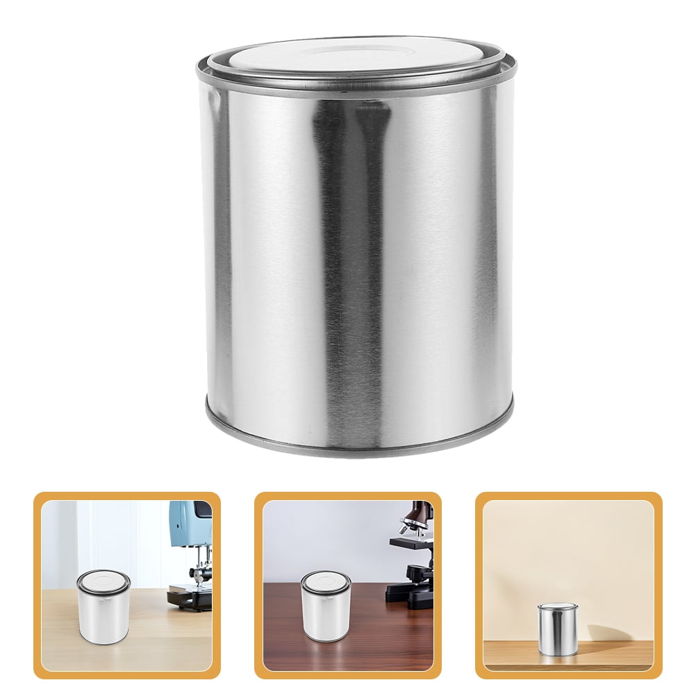 FRCOLOR 3pcs Metal Paint Cans with Lids Versatile Empty Paint ...