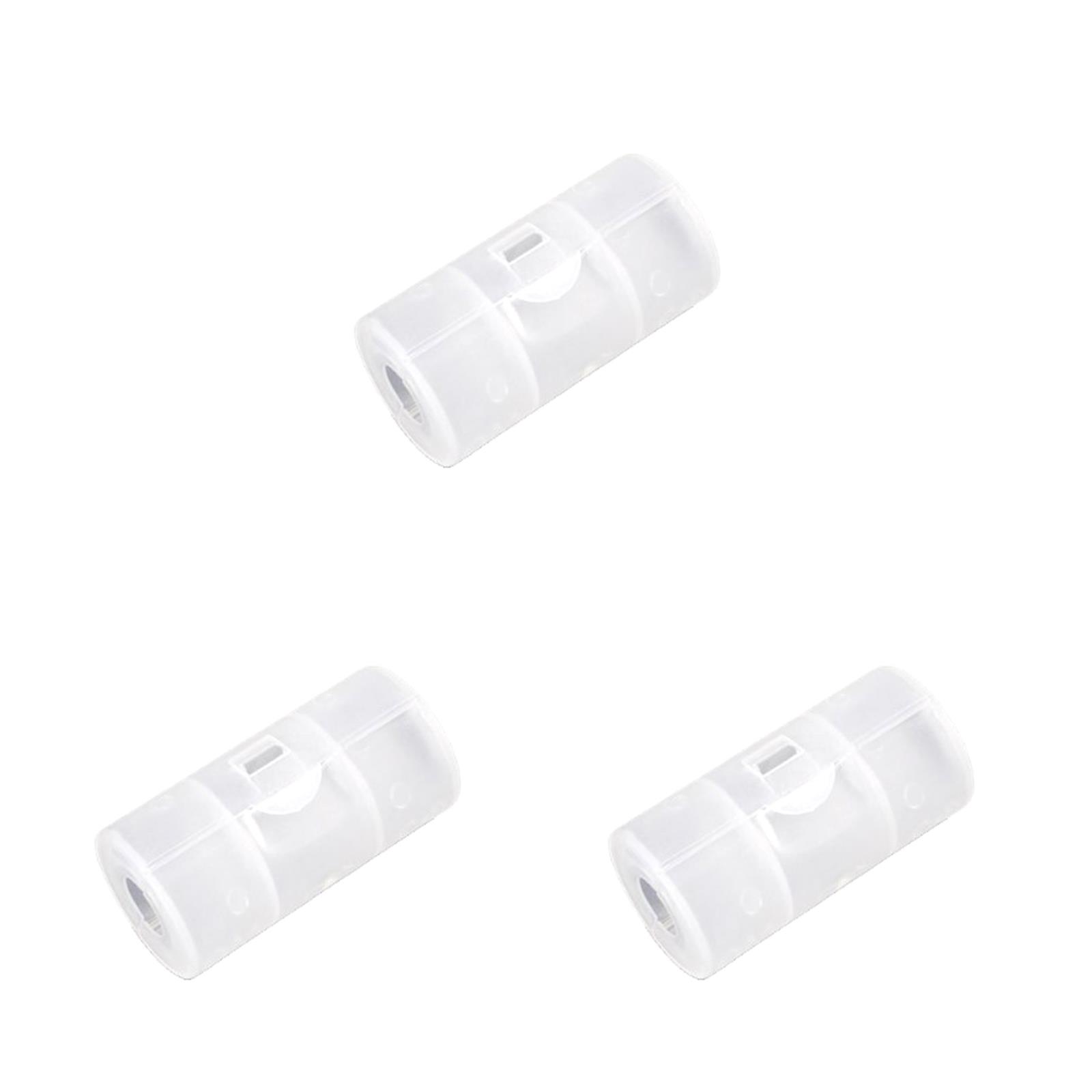 FRCOLOR 3pcs New AA to C Type Size Cell Battery Converter Adaptor ...