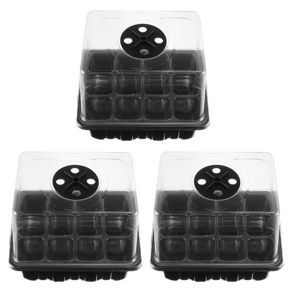 FRCOLOR 3pcs Plastic Starter Trays Growth Germination Boxes ...