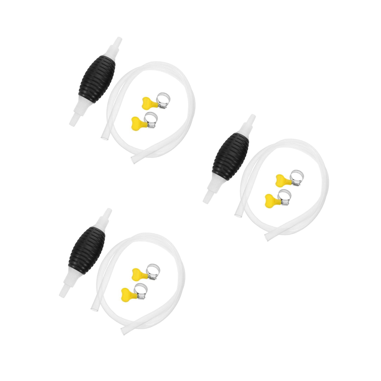 FRCOLOR 3pcs Portable Gasoline Siphon Pump Manual Transfer Pump with ...