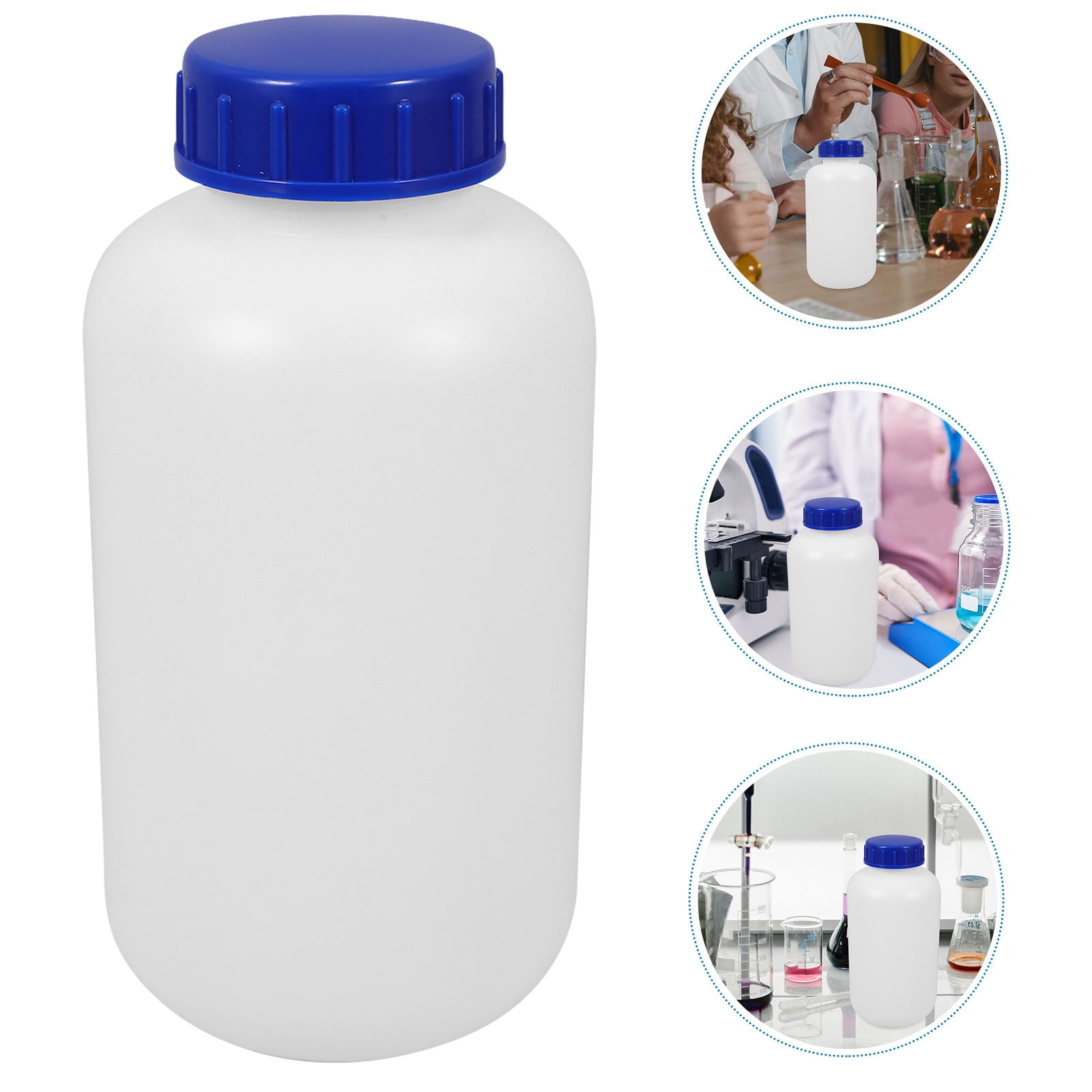 FRCOLOR 3pcs Reagent Bottles Empty Liquid Storage Bottles with Cap for ...