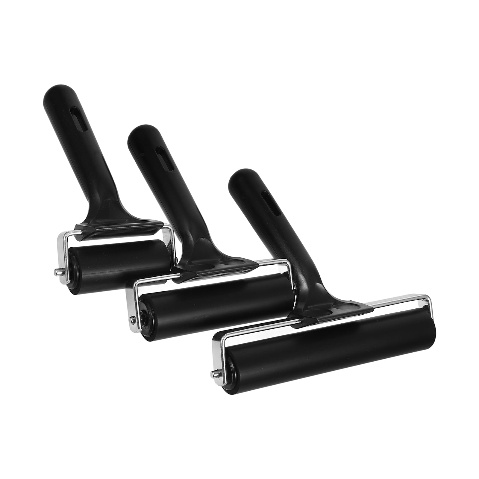 FRCOLOR 3pcs Rubber Roller Crafting Rollers Printmaking Crafting Roller ...