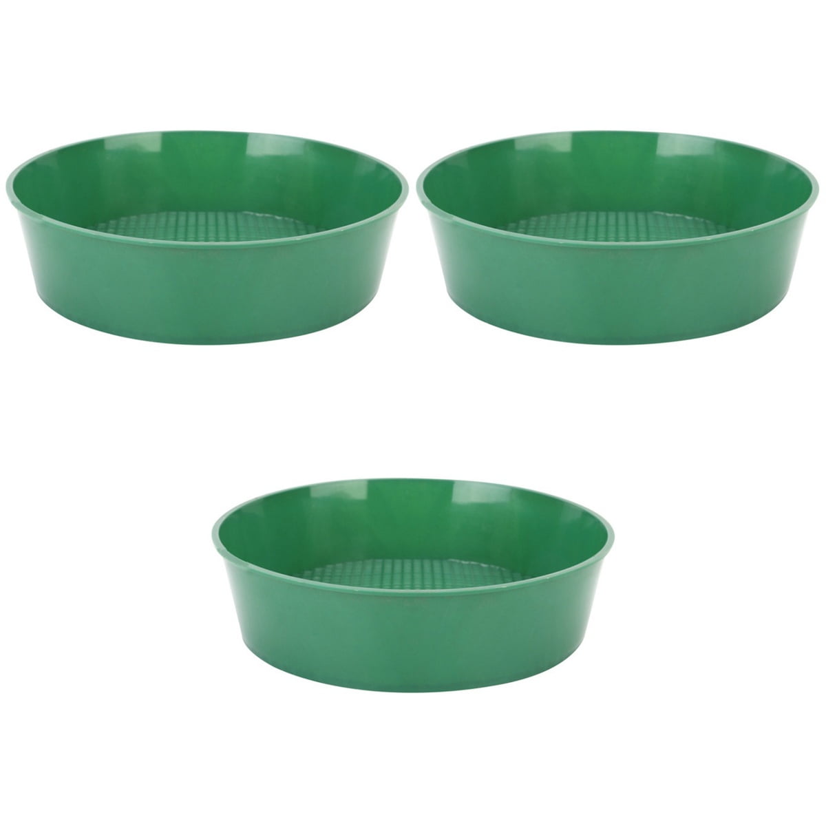 FRCOLOR 3pcs Sifting Soil Sieve Plastic Mesh Sieve Multi-function Rocks ...