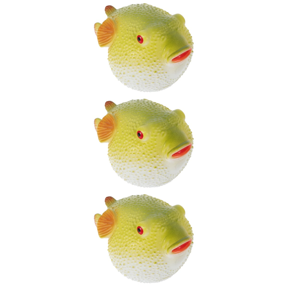 FRCOLOR 3pcs Simulation Animal Figure Puffer Fish Recognition Model ...
