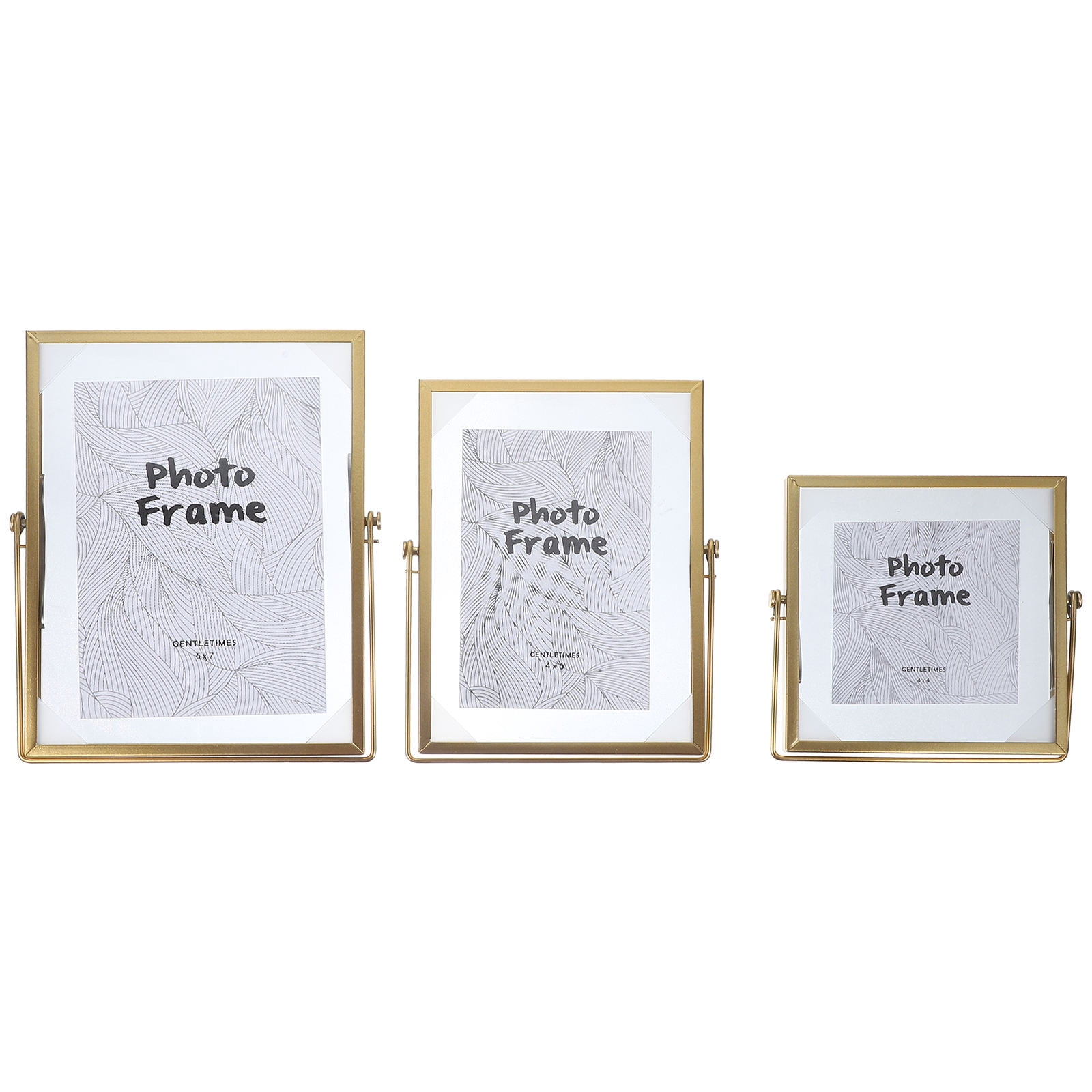 FRCOLOR 3pcs Specimen Frame Decorative Photo Frame Table Glass Display ...