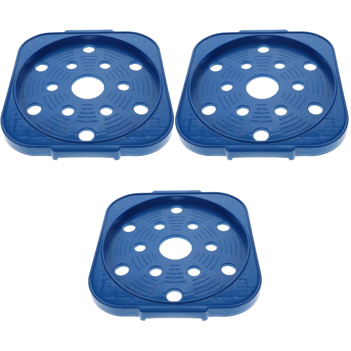 FRCOLOR 3pcs Tank Tray Movable Tank Tray Portable Tank Base Plate with ...