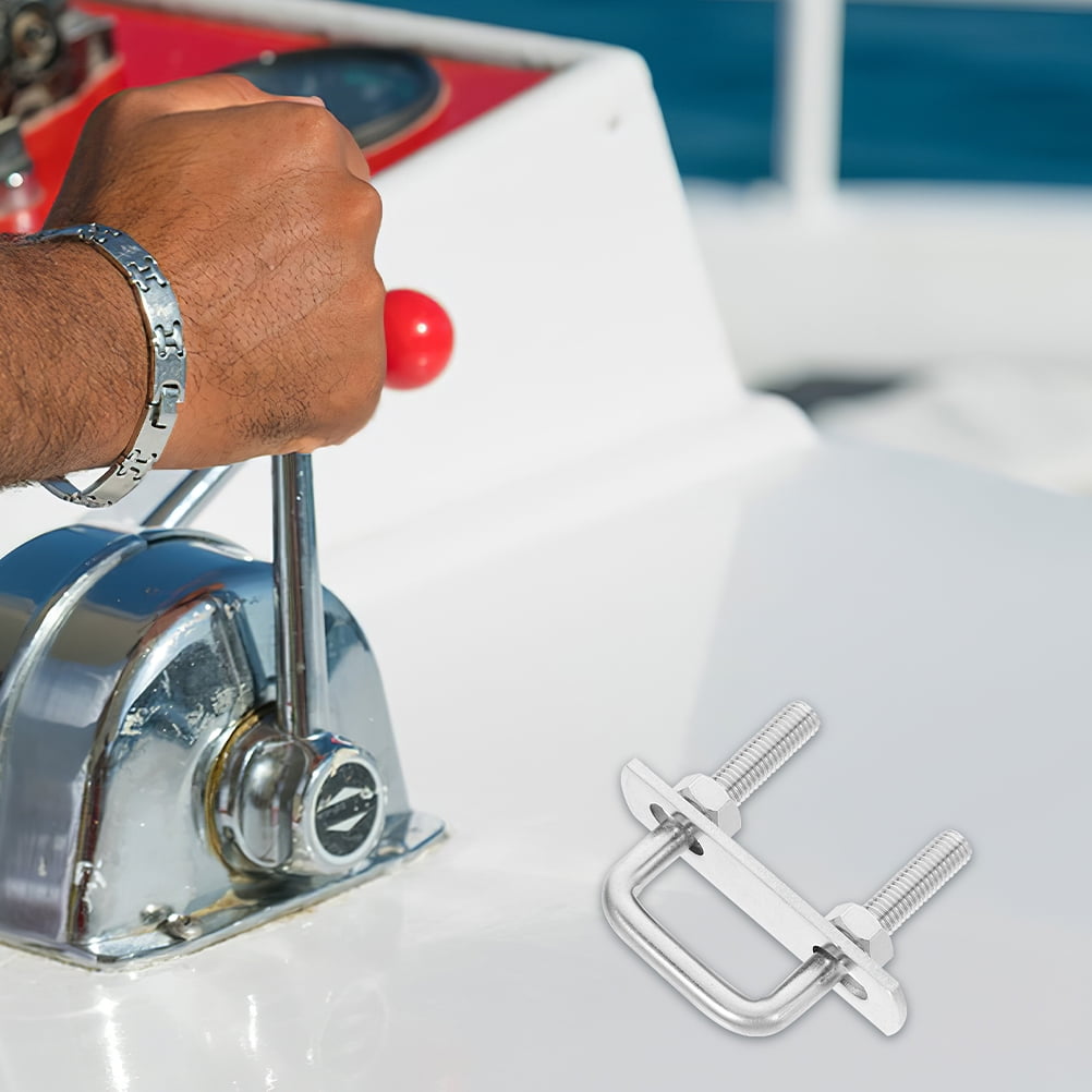 FRCOLOR 3pcs U Shape Bolt U Tube Clamp Bolt U-bolt Fastener Heavy Duty ...