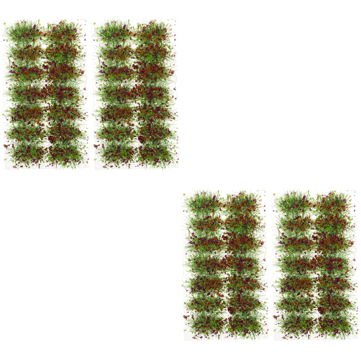 FRCOLOR 4 Boxes of Resin Static Grass Tufts Model Grass Tufts ...