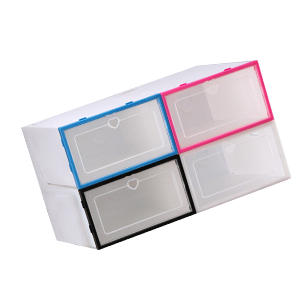 FRCOLOR 4 PCS Storage Bin Shoebox Tool Storage Box Shoe Container 31 ...
