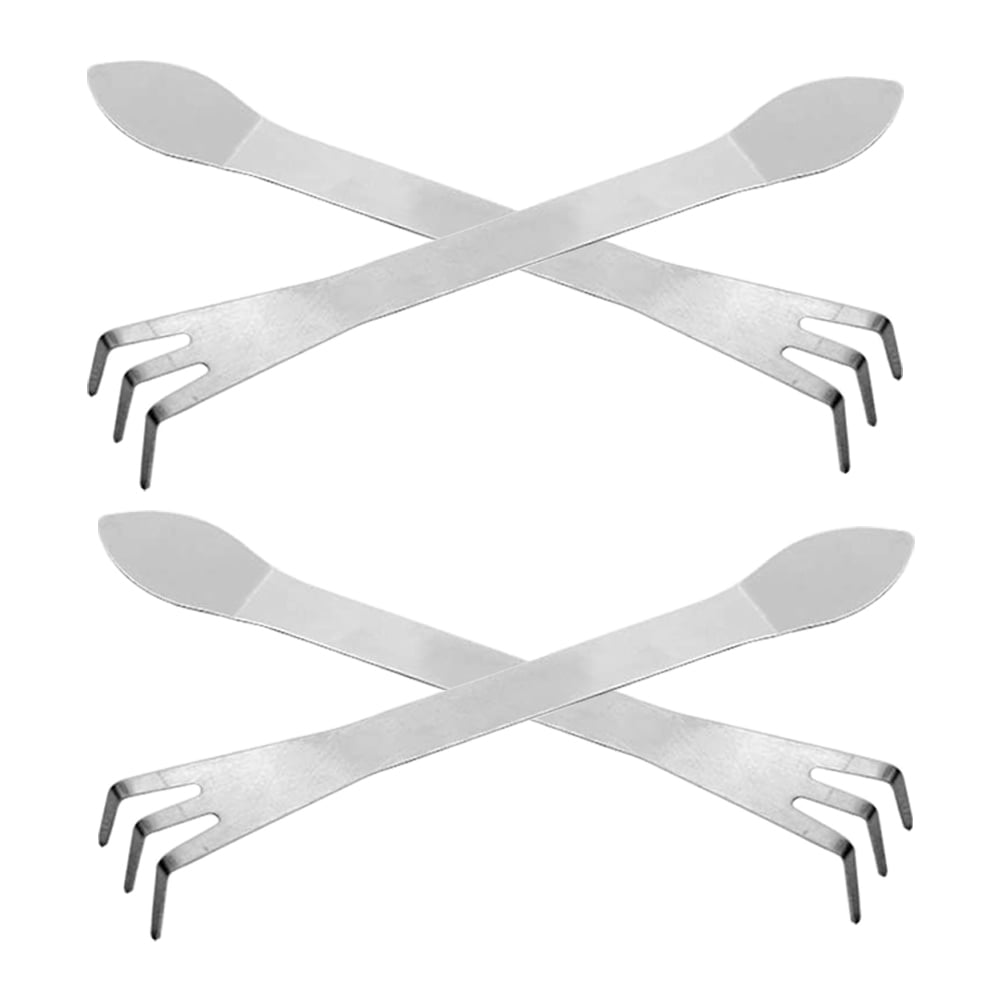 FRCOLOR 4 PCS Cultivated Rake Tools Grass Rake Tools Mini Rake 22.00X2 ...