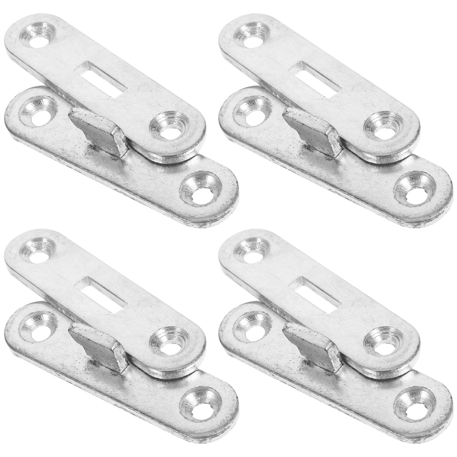 FRCOLOR 4 Pairs Bed Rail Fastener Furniture Bed Rail Fitting Headboard ...