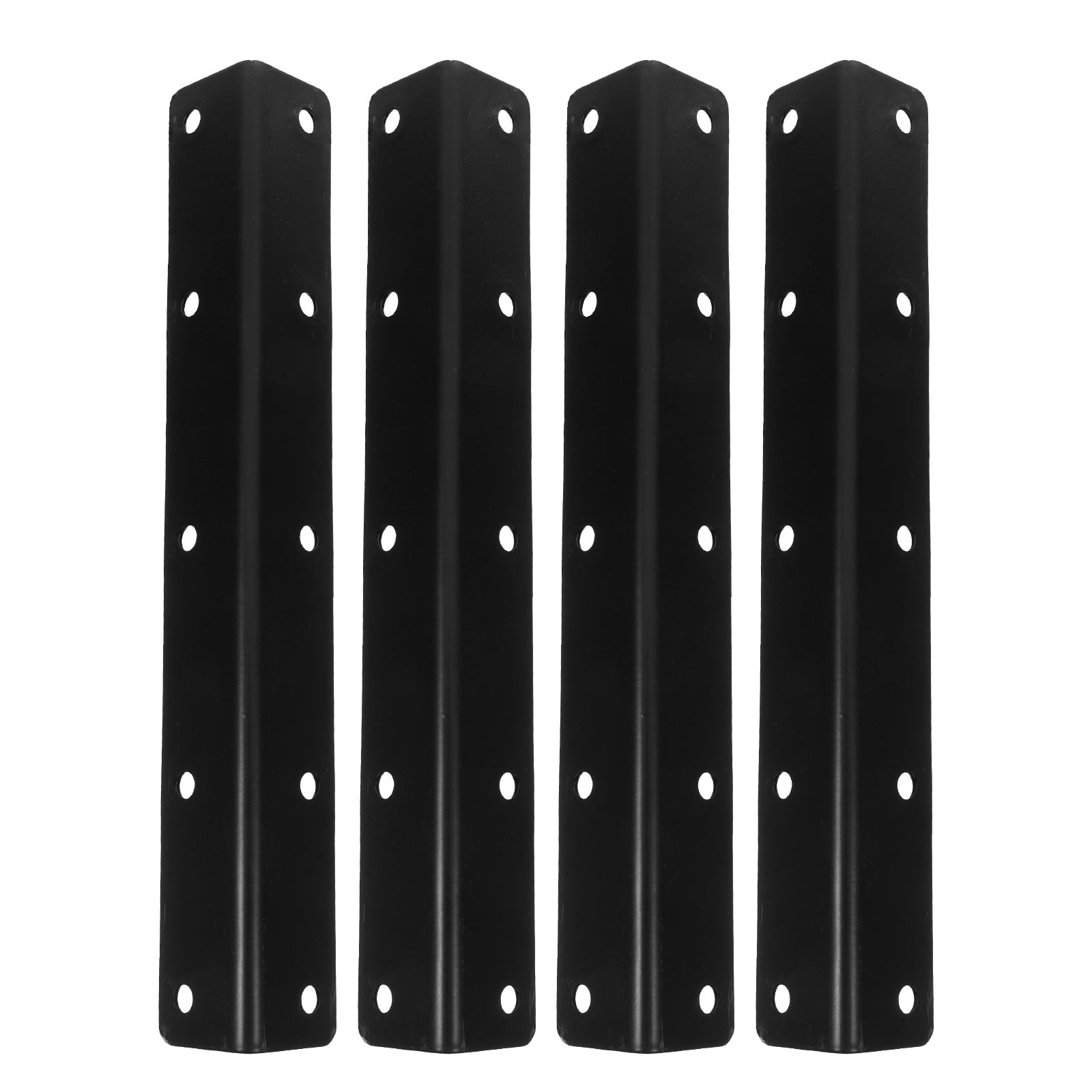 FRCOLOR 4 Pcs Angle Raised Bed Corner Brackets Shelve Furniture Black ...