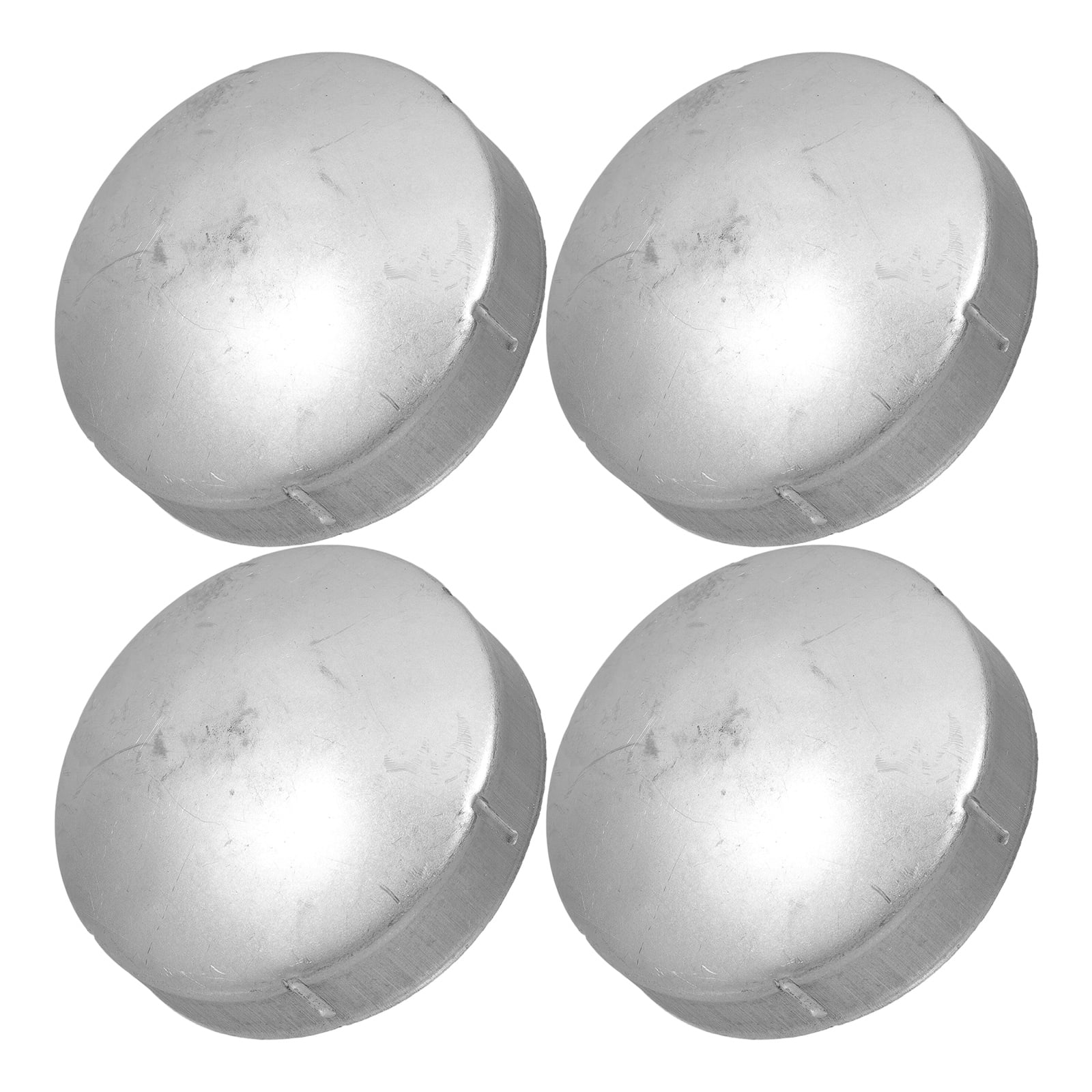 FRCOLOR 4 Pcs Chain Link Fence Post Cap Round Caps Baluster - Walmart.com