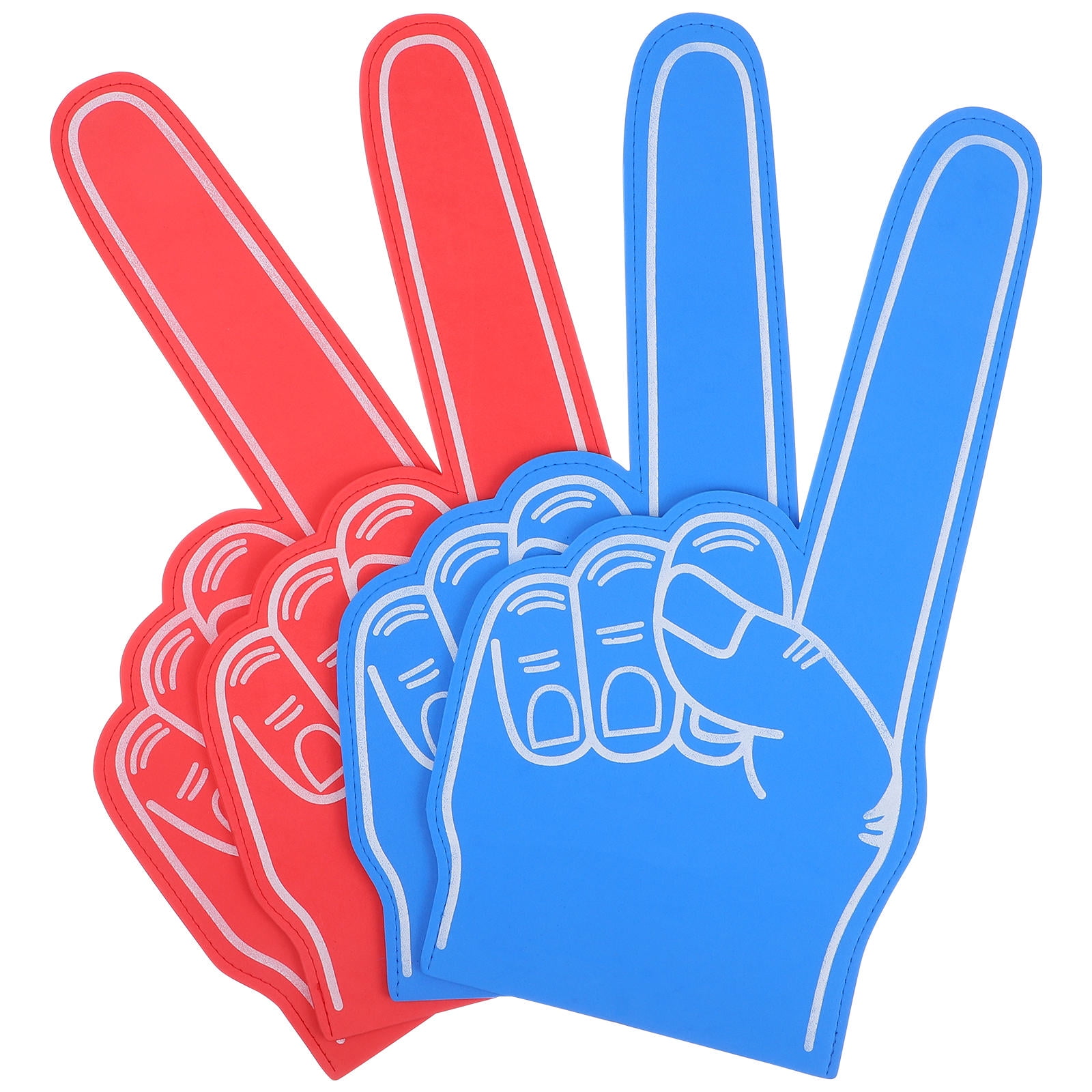 FRCOLOR Foam Fingers for Cheerleading Sports Events Party Supply ...