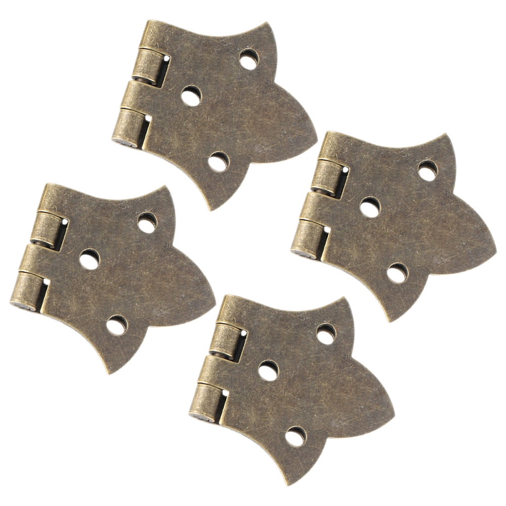 FRCOLOR 4 Pcs Chest Hinges Jewelry Hardware Hinge 5.8x3.2x0.4cm ...