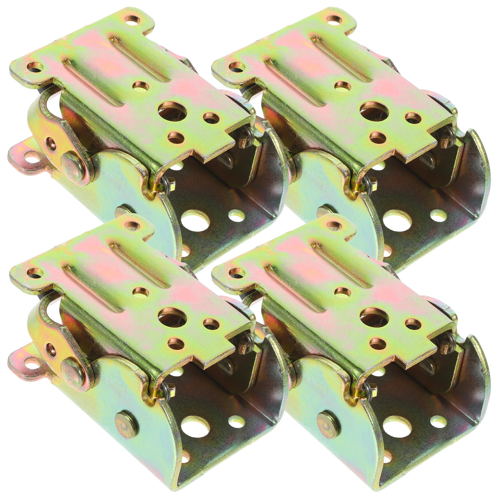 FRCOLOR 4 Pcs Folding Brackets Hinge Locking Adjustable Legs Office ...