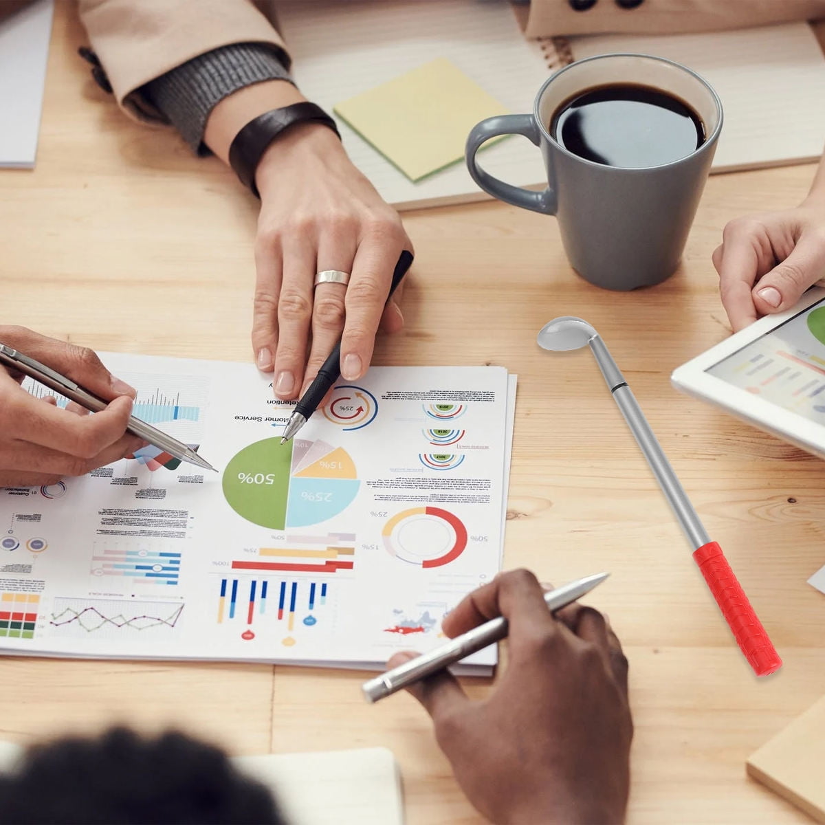 FRCOLOR 4 Pcs Golf Pen Golf Club Pen Ballpoint Pen Nurse 16x2.5 Cm Red ...