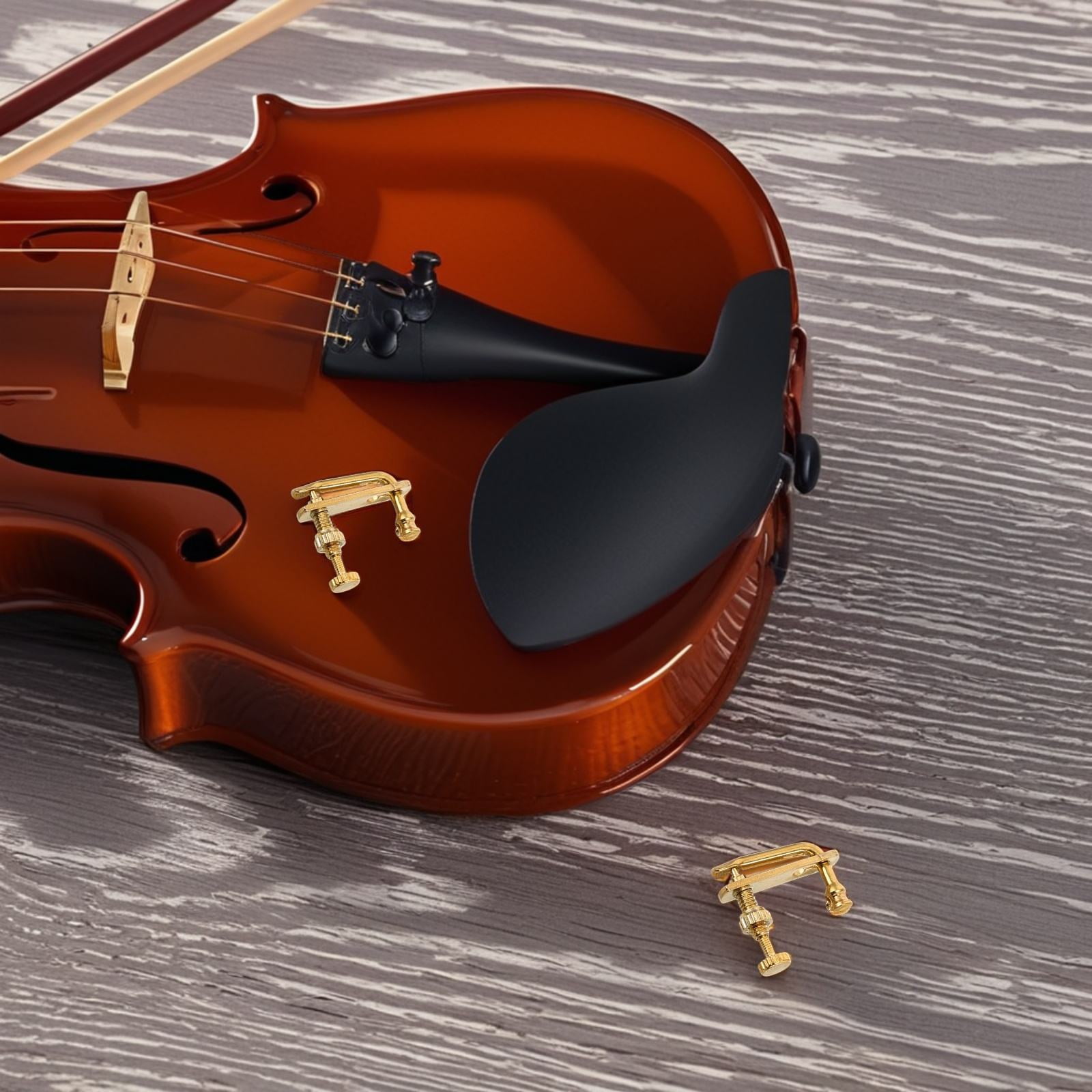 FRCOLOR 4 Pcs Guitar Tuner Metronome Violin Replacement Parts Golden ...